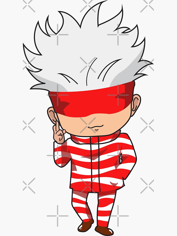 Pegatina «Traje de Navidad de Gojo Satoru - jujutsu kaisen Christmas ...