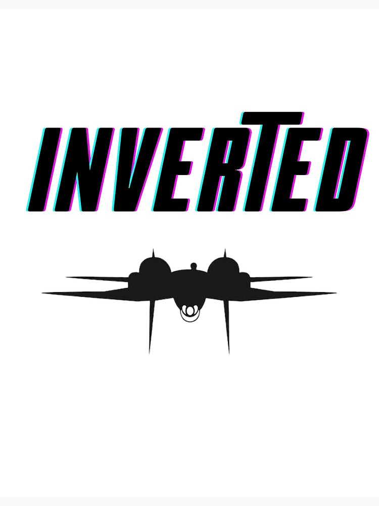 "F-14 INVERTED" Poster for Sale by mewbournx | Redbubble