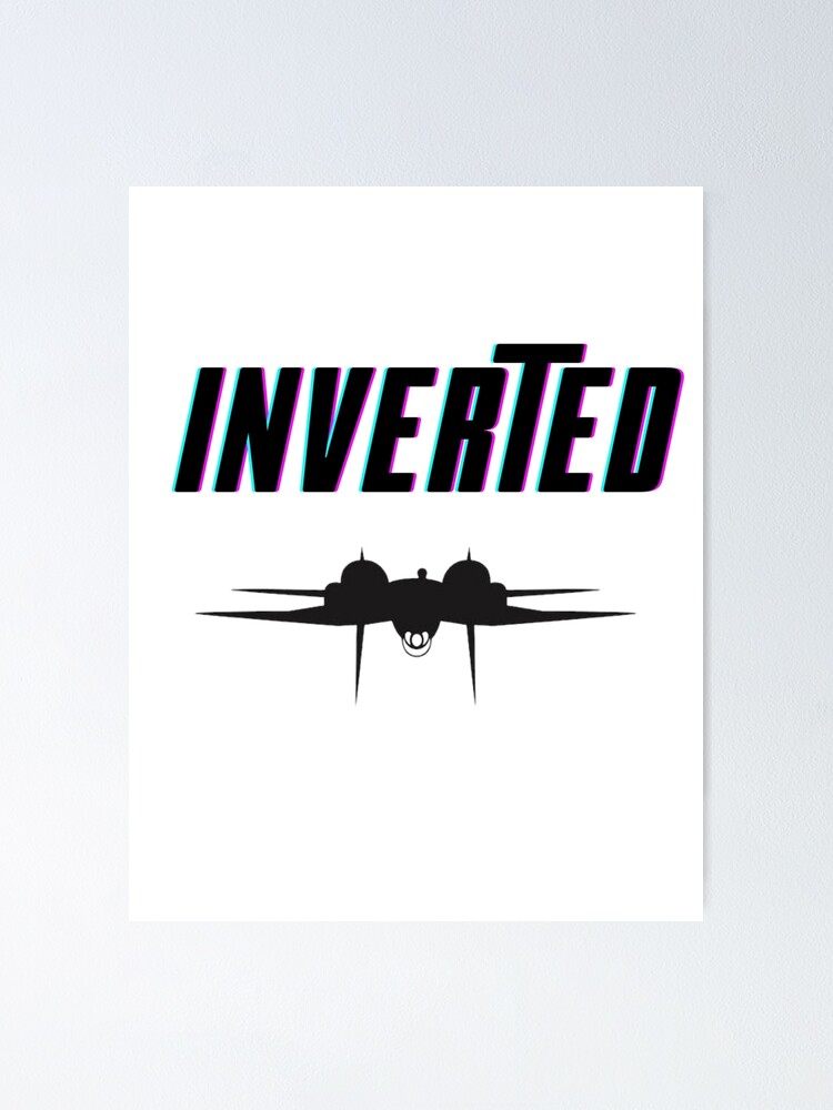 "F-14 INVERTED" Poster for Sale by mewbournx | Redbubble