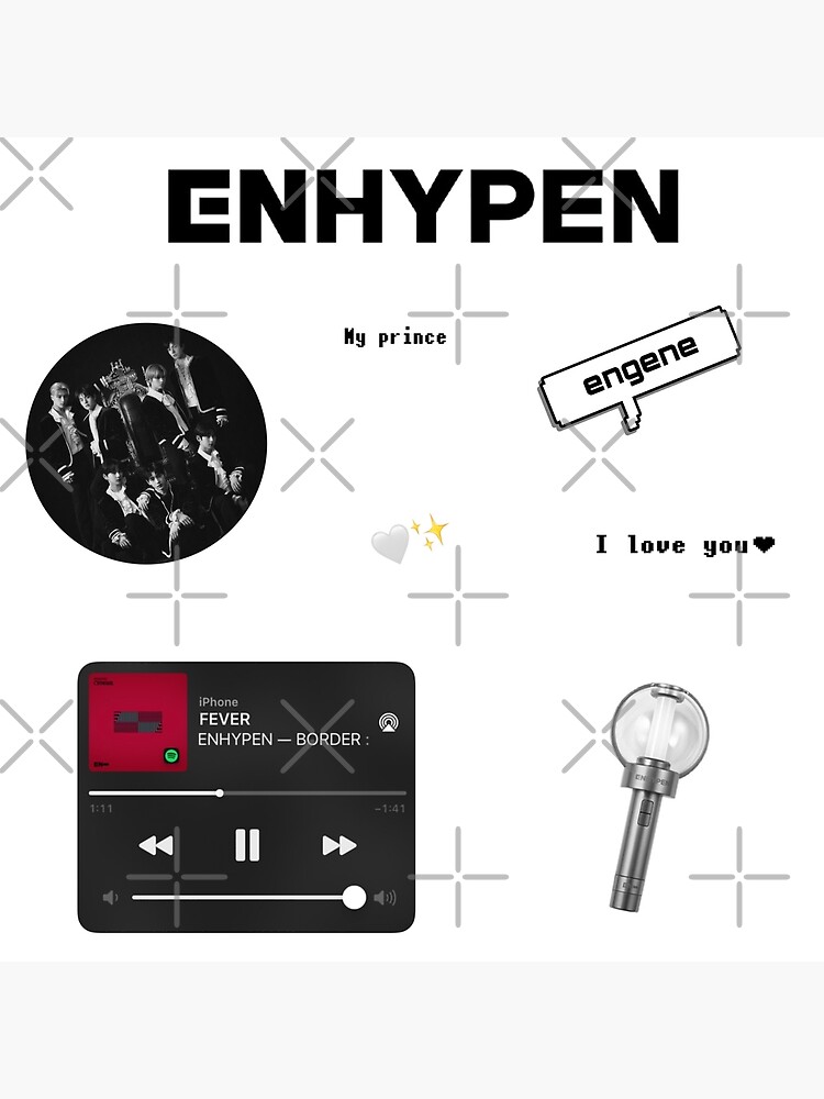 "ENHYPEN Sticker Set" Poster for Sale by Meah-Liv | Redbubble