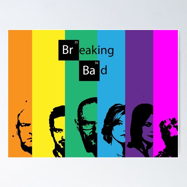 "Breaking Bad Design - Color Theory" Poster for Sale by cjd1017 | Redbubble