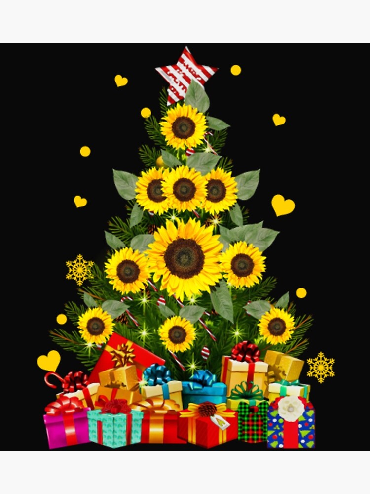Sunflower Christmas Tree lights Greeting Card sold by Gaurav Suri | SKU ...