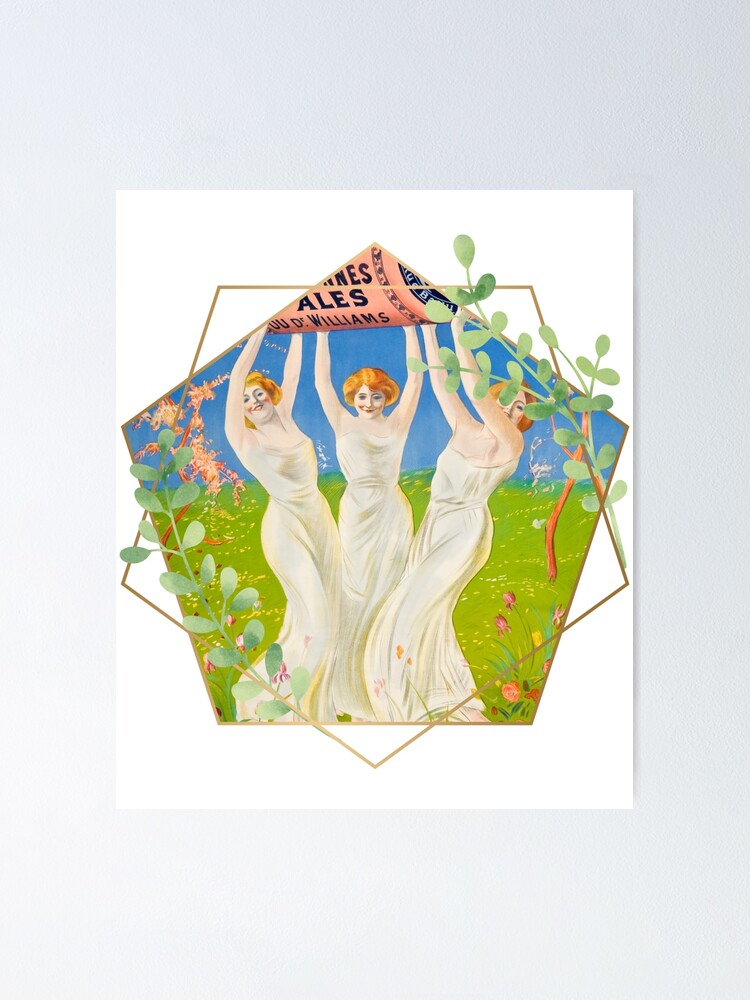 Póster «Póster Art Nouveau "Pastillas rosas para gente pálida" (1910 ...