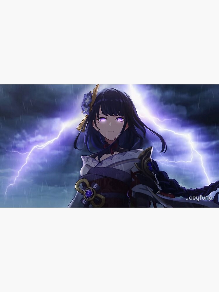 "Raiden Shogun - Genshin Impact Poster" Poster by Joeyfuno | Redbubble