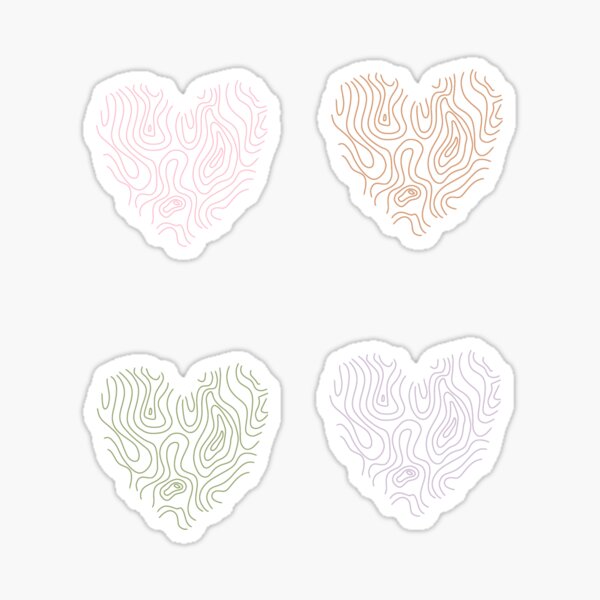 "Cute aesthetic heart " Sticker for Sale by VioletShine | Redbubble