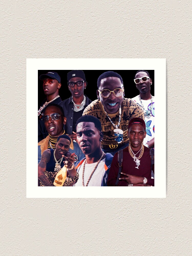 "Young dolph tribute collage poster design 2021" Art Print by ...