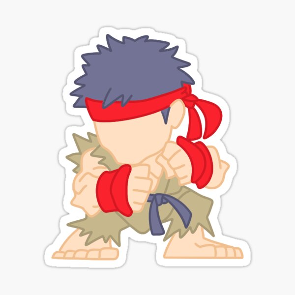 "Ryu" Sticker for Sale by Daja Hall | Redbubble