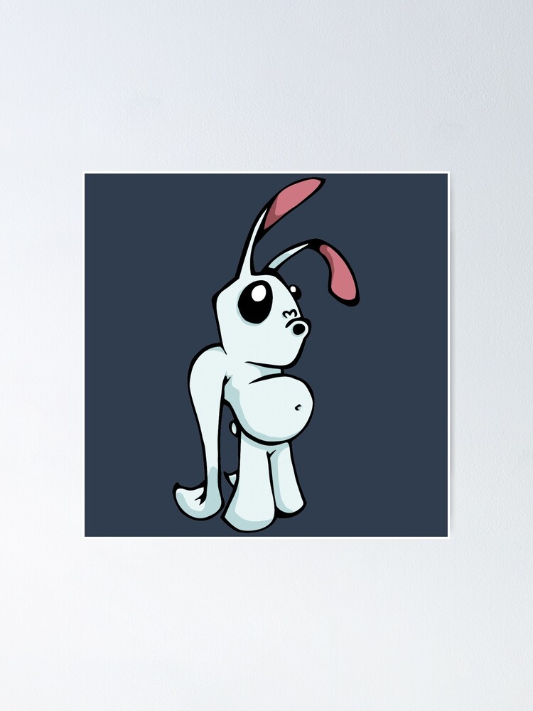 "Goofy Rabbid" Poster for Sale by DropletDesigns | Redbubble