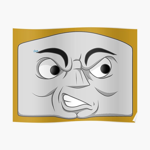 "Diesel 10 (angry face)" Poster by corzamoon | Redbubble