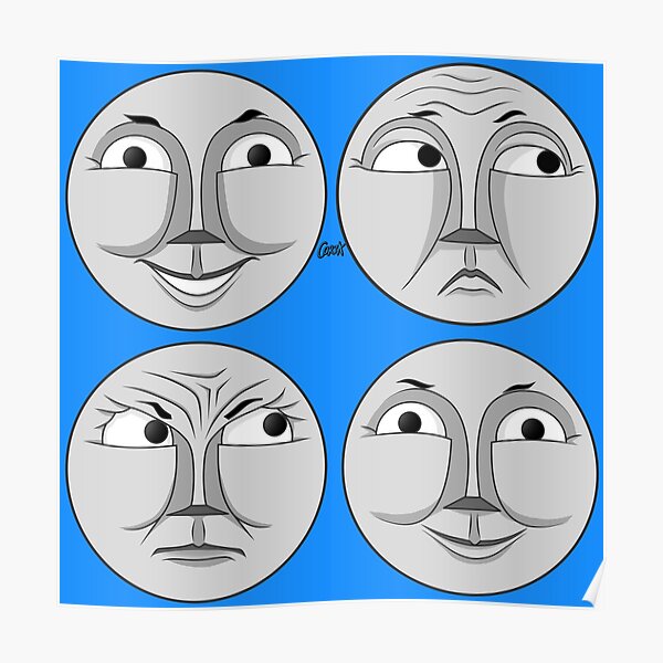 "Faces of Gordon v1" Poster for Sale by corzamoon | Redbubble