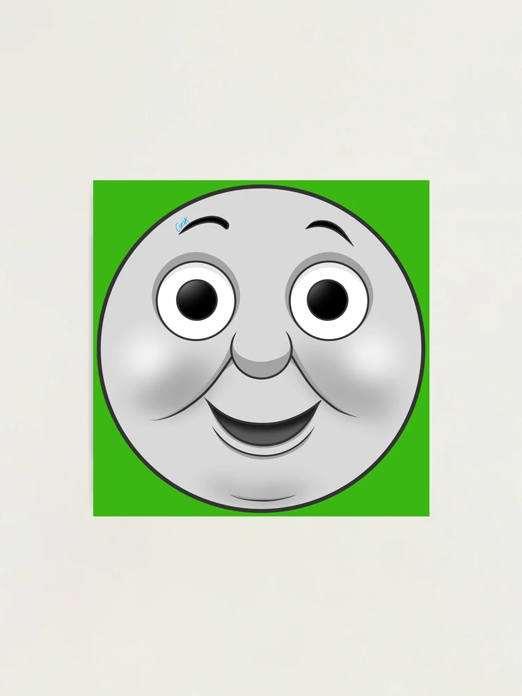 Thomas Train Percy Face Printable Percy (excited Face) Mounted Print