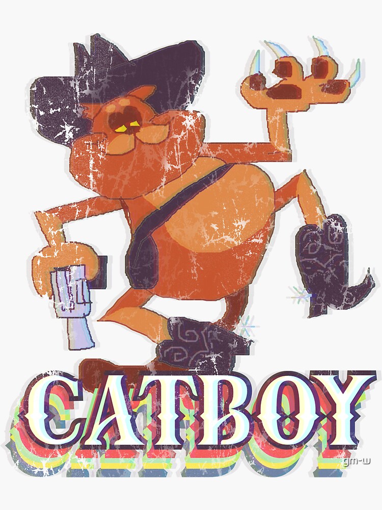 "Catboy" Sticker by gm-w | Redbubble