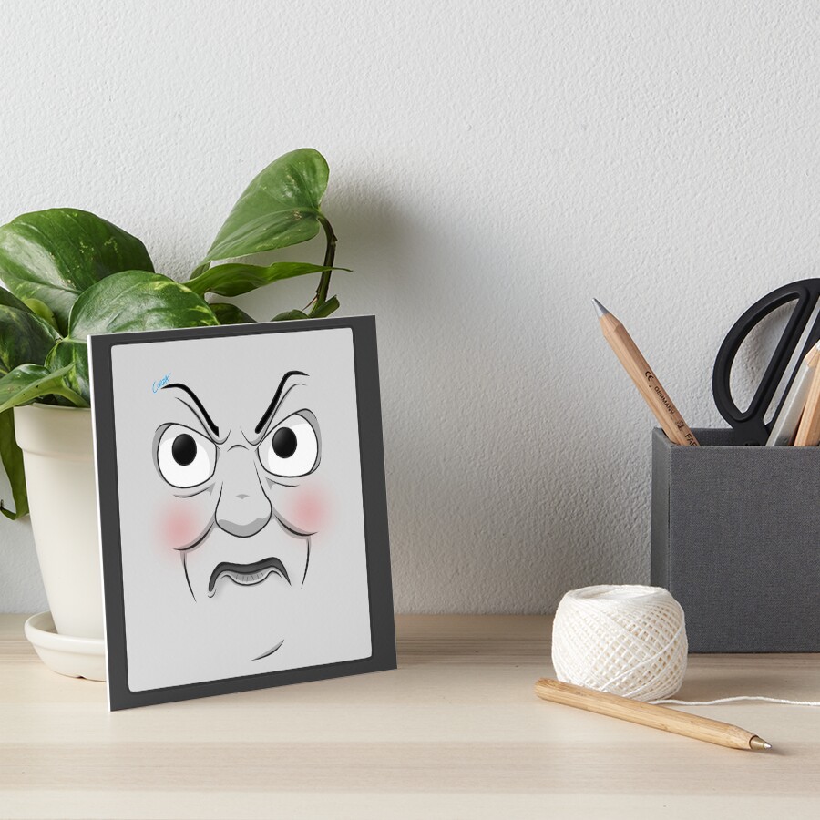 "Diesel (angry face)" Art Board Print by corzamoon | Redbubble