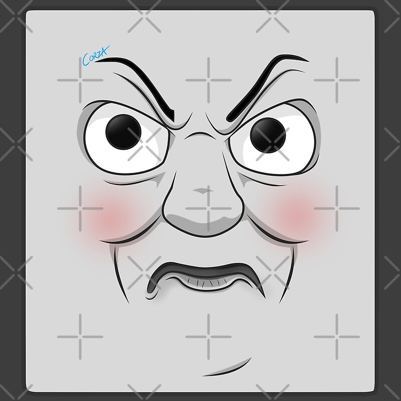 "Diesel (angry face)" by corzamoon | Redbubble