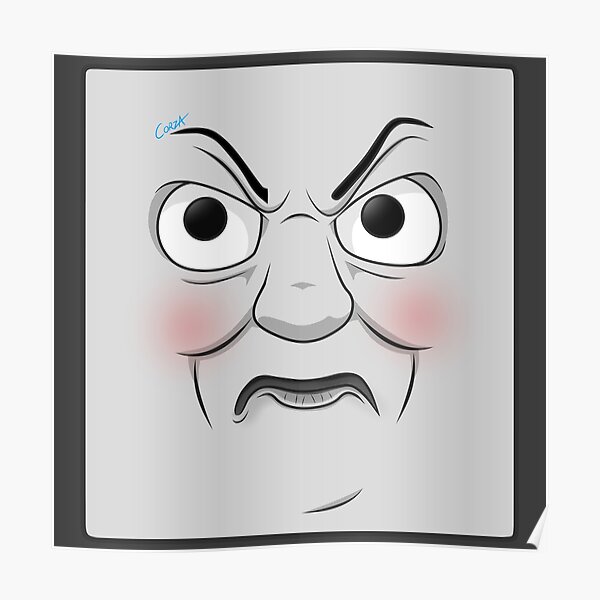 "Diesel (angry face)" Poster by corzamoon | Redbubble