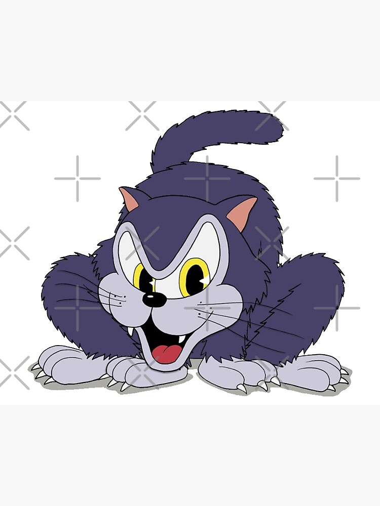 Póster «Werner Werman, gato, pelea de jefes, cuphead, dibujos animados ...