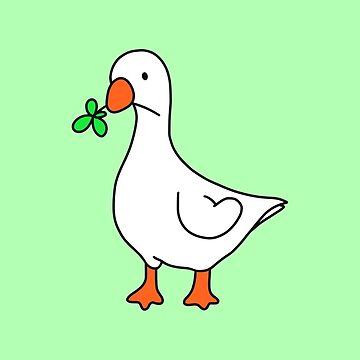 "Cute Good Luck Goose" Poster for Sale by SofiaSava01 | Redbubble