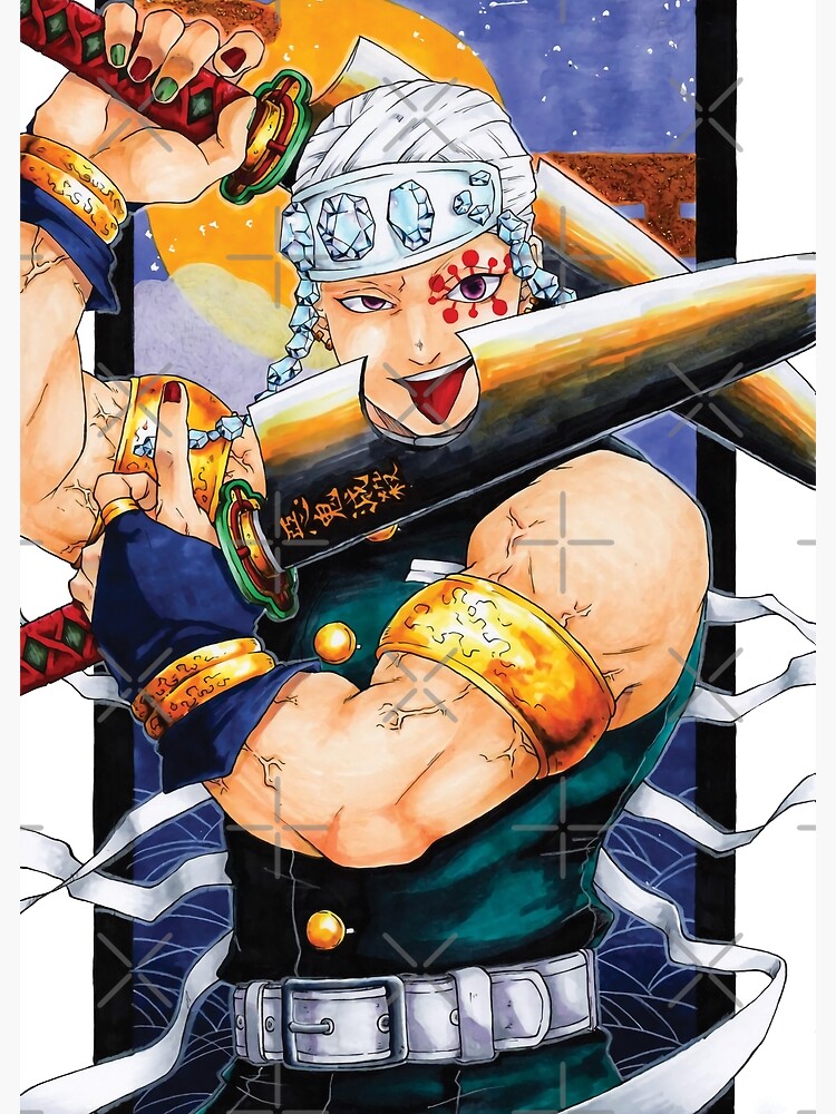 "Tengen Uzui Demon Slayer Design For Fan" Art Print for Sale by ...