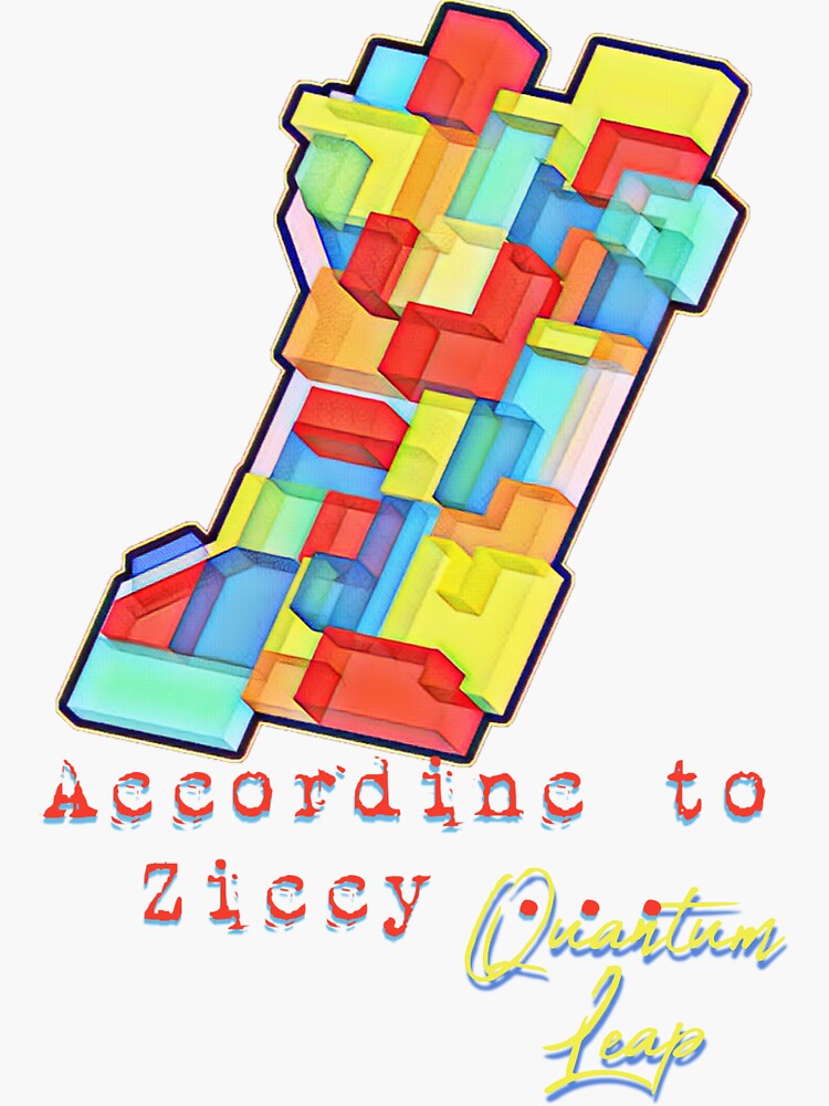 " Quantum Leap Ziggy" Sticker for Sale by Boo3oo | Redbubble