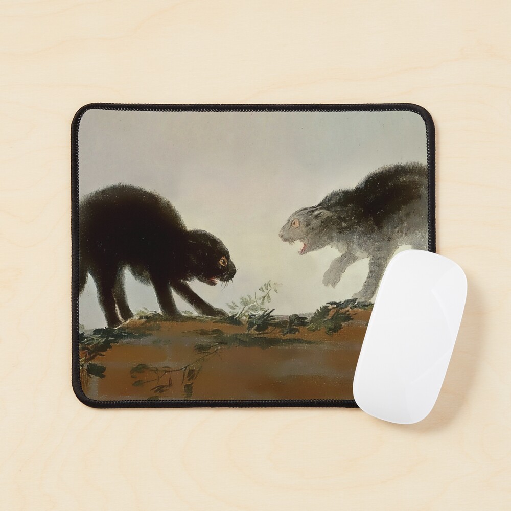 Two Cats Fighting” by Francisco Goya" Poster for Sale by PatricianneK ...
