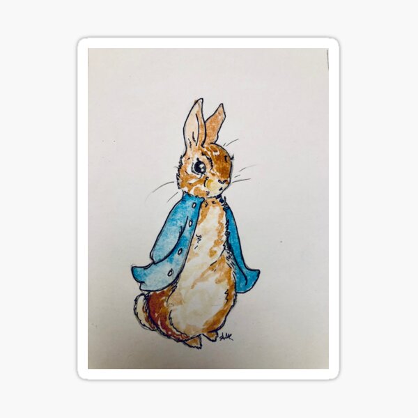 "Peter Rabbit" Sticker by Allykvk | Redbubble