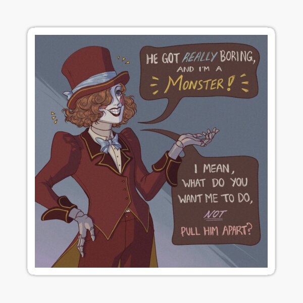 "Nikola Orsinov - The Magnus Archives" Sticker for Sale by Fernburb ...