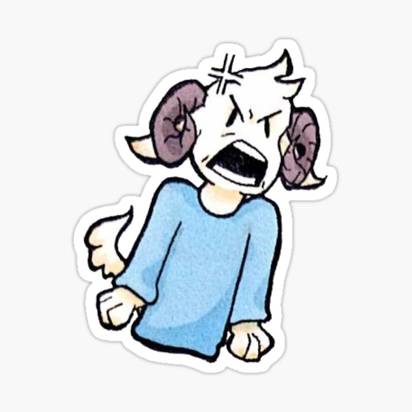 "Angry JSchlatt" Sticker for Sale by Chasrotan | Redbubble