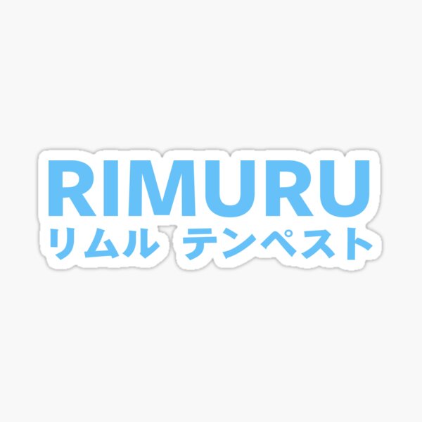 "RIMURU TEMPEST" Sticker by orgter | Redbubble