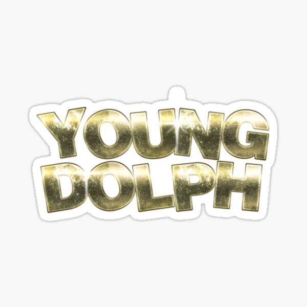 "Young Dolph" Sticker by Barnabycunningh | Redbubble