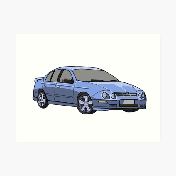 "Ford Falcon xr6 au" Art Print for Sale by Artbychb | Redbubble