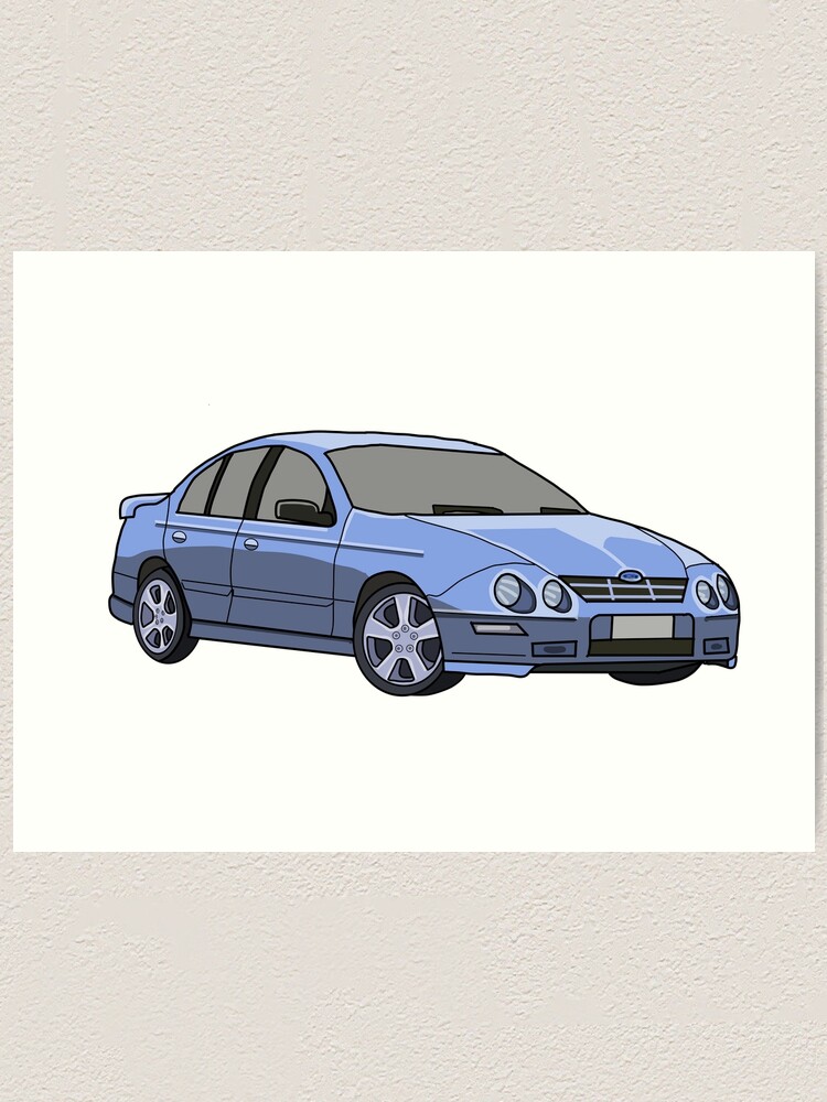 "Ford Falcon xr6 au" Art Print for Sale by Artbychb | Redbubble