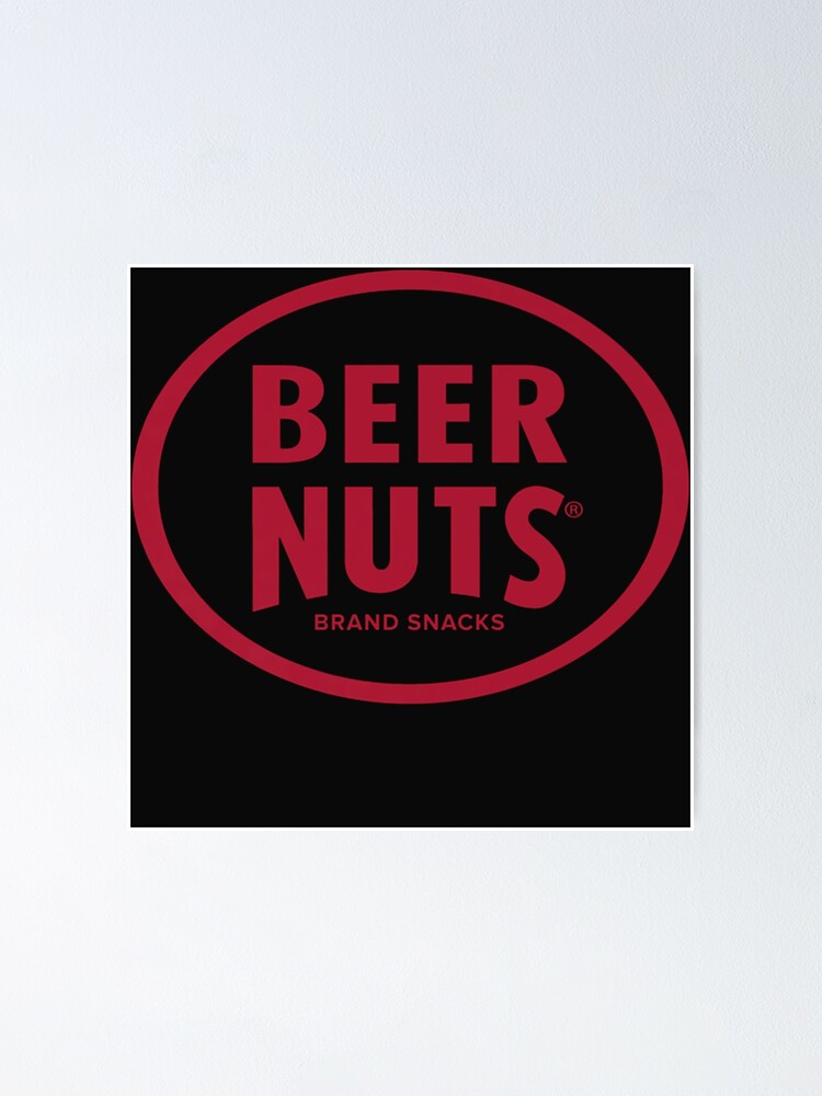 "BEER NUTS Classic Red Logo " Poster for Sale by CruzJane | Redbubble