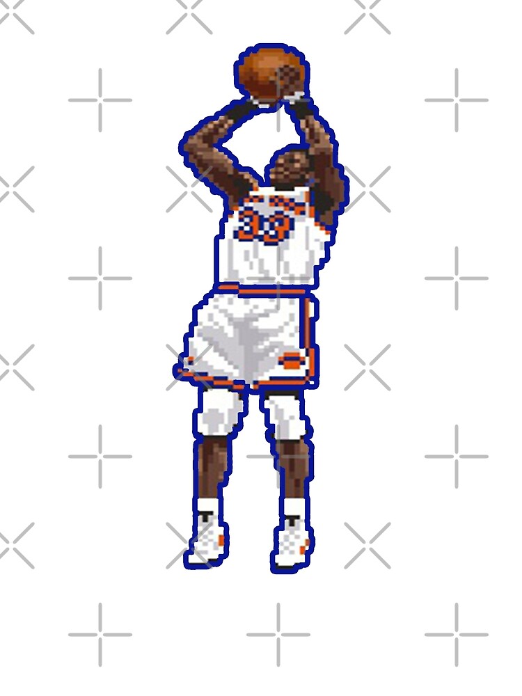 "8 BIT PATRICK EWING BASKETBALL SHIRT " Poster by Step2Fun | Redbubble