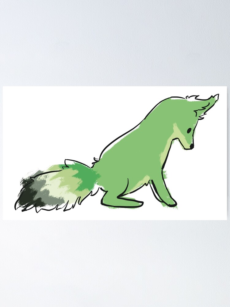 "aro fox | subtle pride flag" Poster for Sale by sunfloras | Redbubble