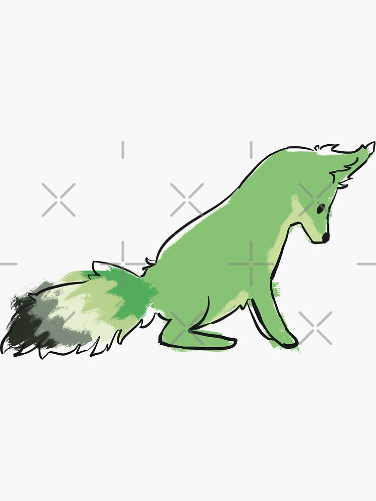 "aro fox | subtle pride flag" Sticker for Sale by sunfloras | Redbubble