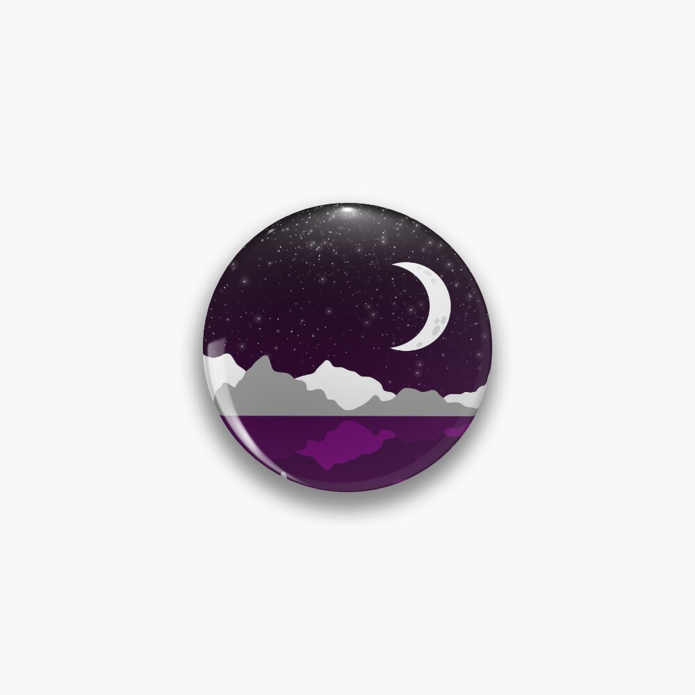 "Subtle Ace Drip Landscape" Pin for Sale by UnemployableWK | Redbubble