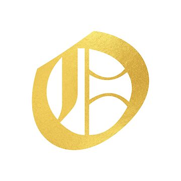 "O – Faux Gold Old English - Letter O" Poster for Sale by Typeglyphs ...