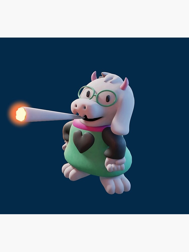 "Ralsei Smoking A Fat Blunt But its HD" Art Print for Sale by ...