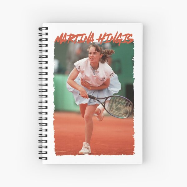 "martina hingis artwork" Spiral Notebook by Masseyart | Redbubble