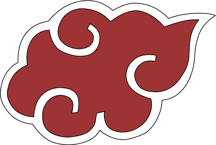 Akatsuki Cloud: Stickers | Redbubble