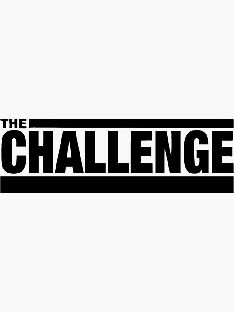 "MTV The Challenge MERCHANDISE" Sticker by AmyBryant2 | Redbubble