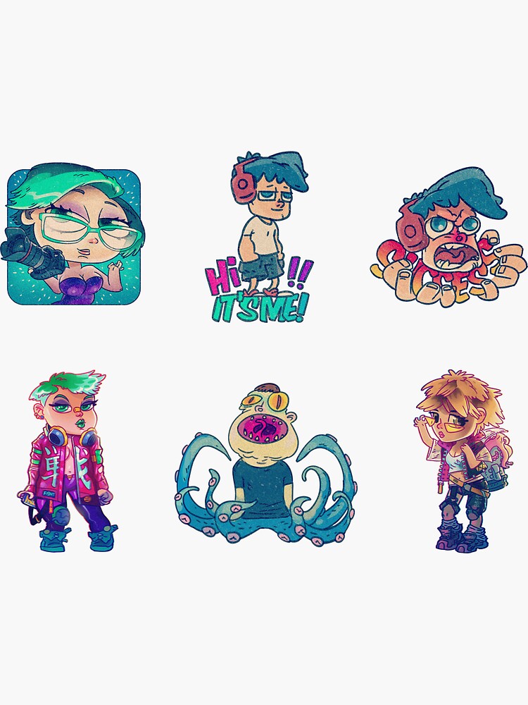 "Hit and crash stickers #2" Sticker for Sale by Hitandcrash | Redbubble
