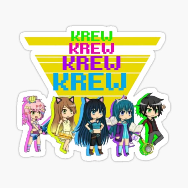 "Krew Funneh Life " Sticker by SkyRed233 | Redbubble