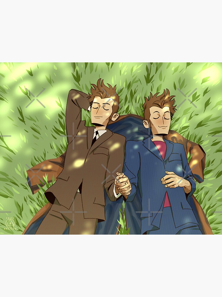 "Tenth Doctor & Meta-crisis Doctor Chilling" Sticker for Sale by Fritz ...