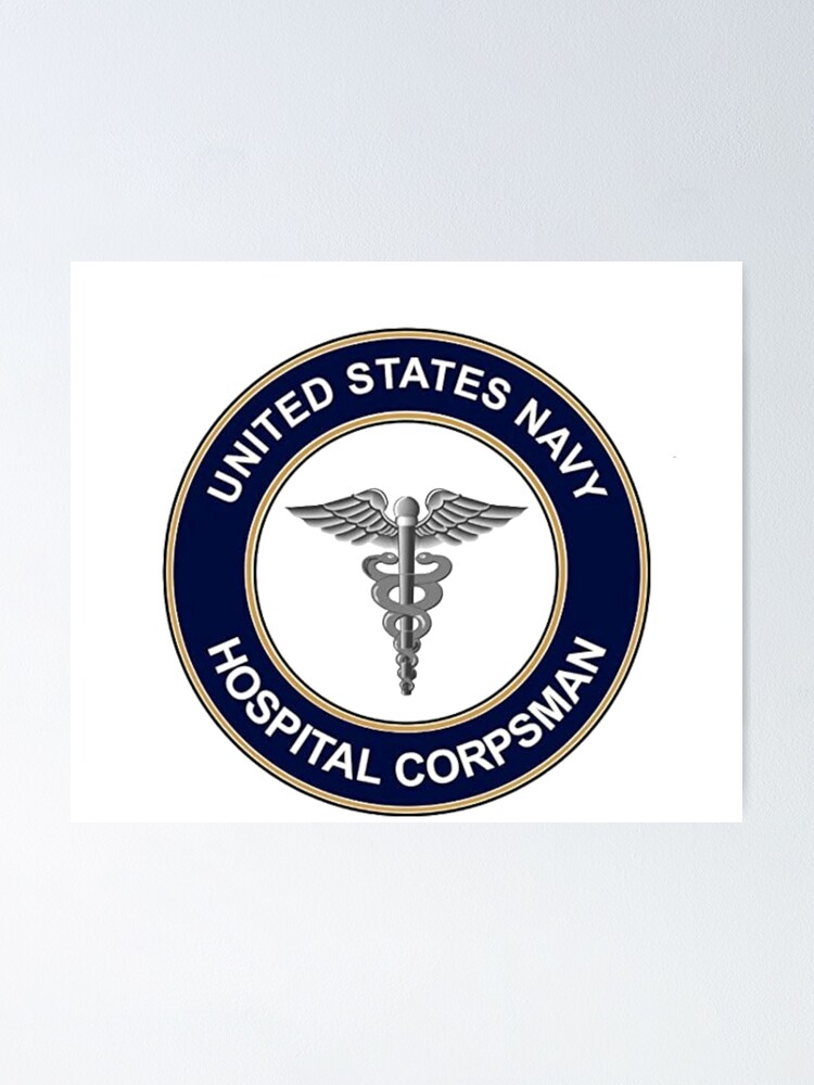 "United States Navy Hospital Corpsman Navy Rate " Poster for Sale by ...