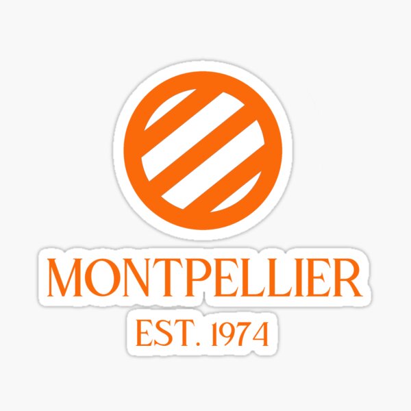 "Montpellier Orange 2" Sticker for Sale by VRedBaller | Redbubble