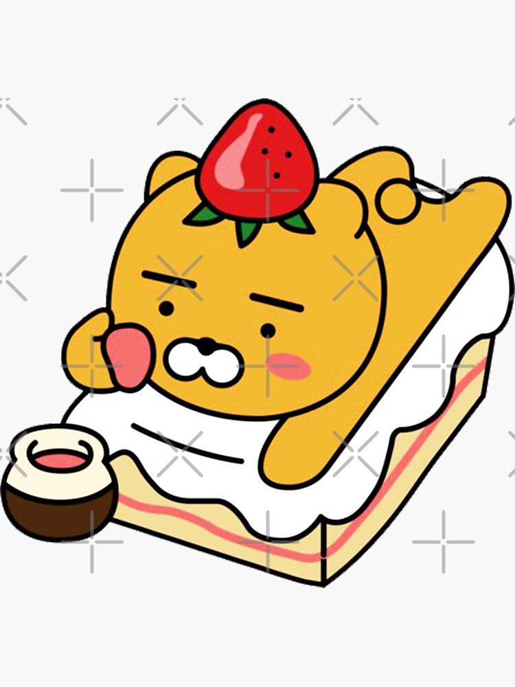 "KaKao Friends - Happy Birthday Edition (Ryan)" Sticker for Sale by ...