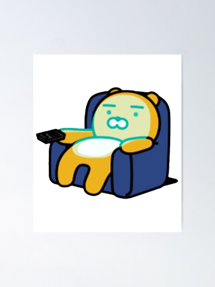 "KakaoTalk Friends Hello! Ryan 2d" Poster for Sale by MiawelchHen ...