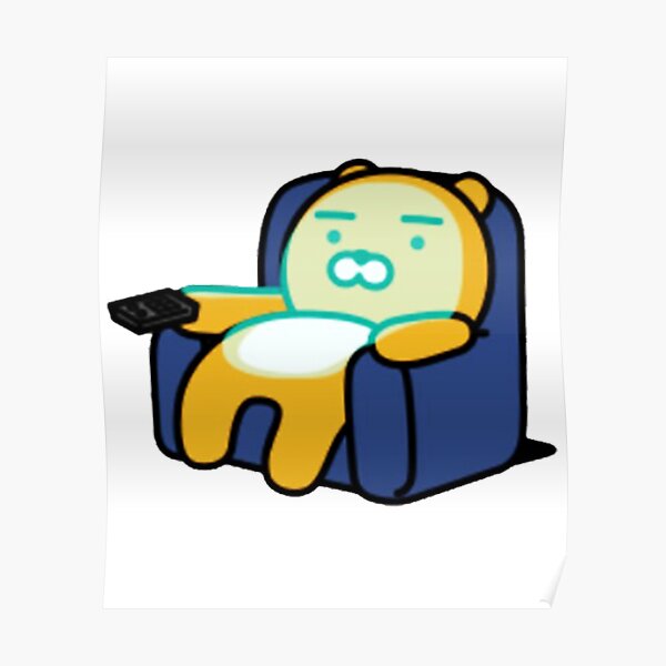 "KakaoTalk Friends Hello! Ryan 2d" Poster for Sale by MiawelchHen ...