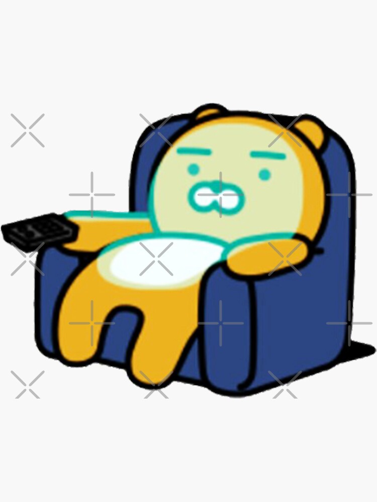 "KakaoTalk Friends Hello! Ryan 2d" Sticker for Sale by MiawelchHen ...